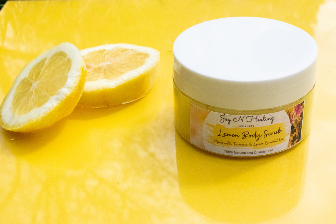 Lemon & Turmeric Body Scrub – Joy N Healing Wellness